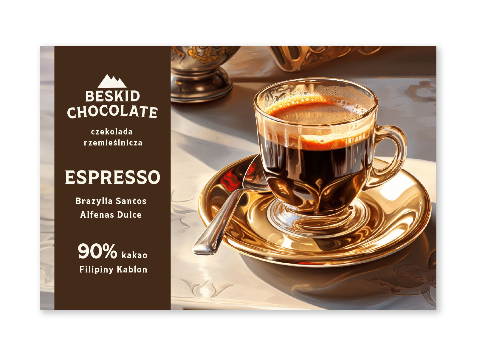 Czekolada ciemna z kawą Espresso 90%